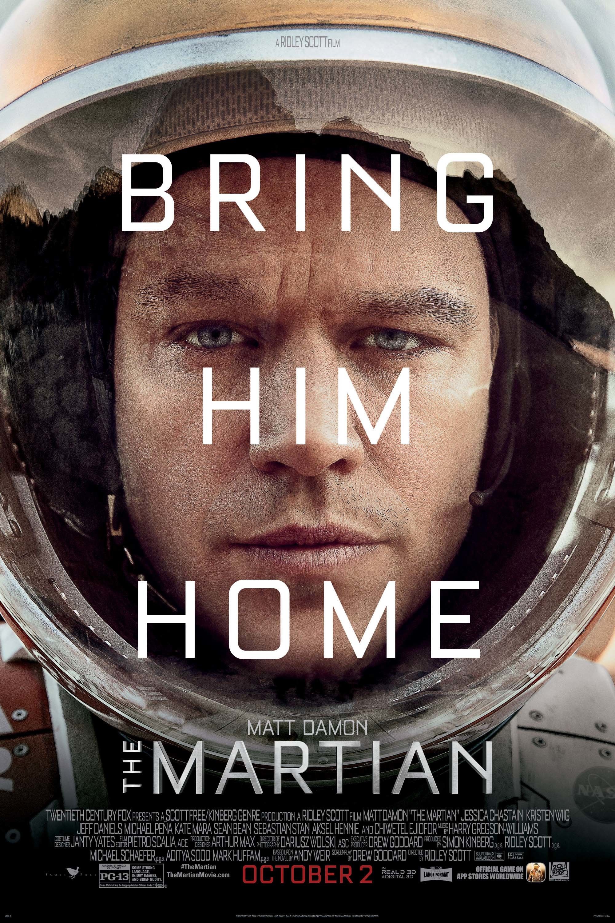 Cartel de la película Marte (The Martian) - Foto 3 por un total de 48 ...