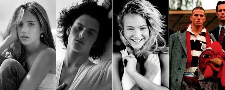Jennifer Lawrence y Channing Tatum, entre otros, eran modelos de ...