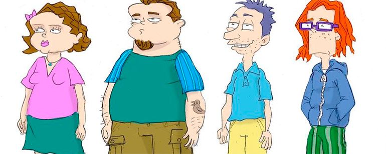 Un artista imagina a los 'Rugrats’ de adultos de una forma más realista ...
