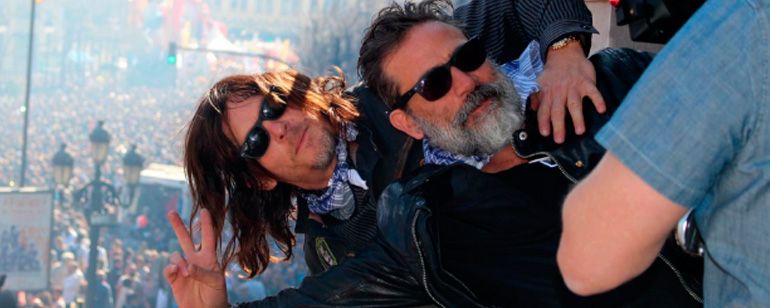 'The Walking Dead': Norman Reedus y Jeffrey Dean Morgan acuden a las ...