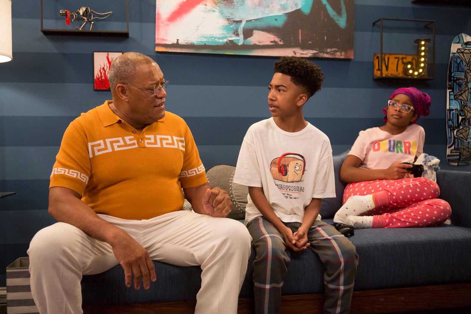 Black-ish : Black-ish : Foto Marcus Scribner, Laurence Fishburne ...