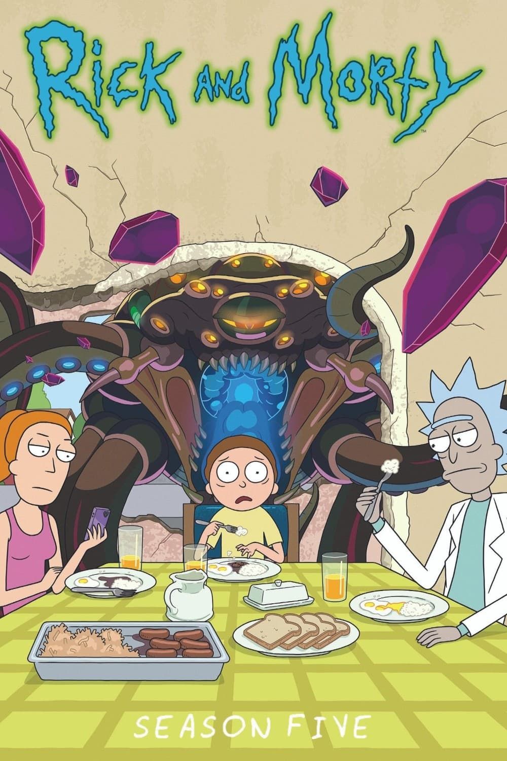 Cartel Rick y Morty temporada 5 - Cartel 1 sobre 19 - SensaCine.com