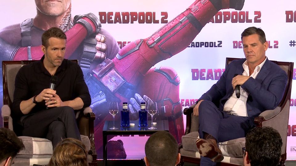 Entrevista sobre Deadpool 2 : Josh Brolin, Ryan Reynolds Interview ...